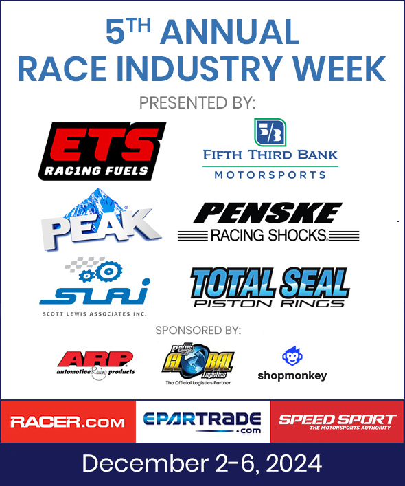 The 5th Annual RACE INDUSTRY WEEK will be held, Dec 2 - Dec 6, 2024 ...