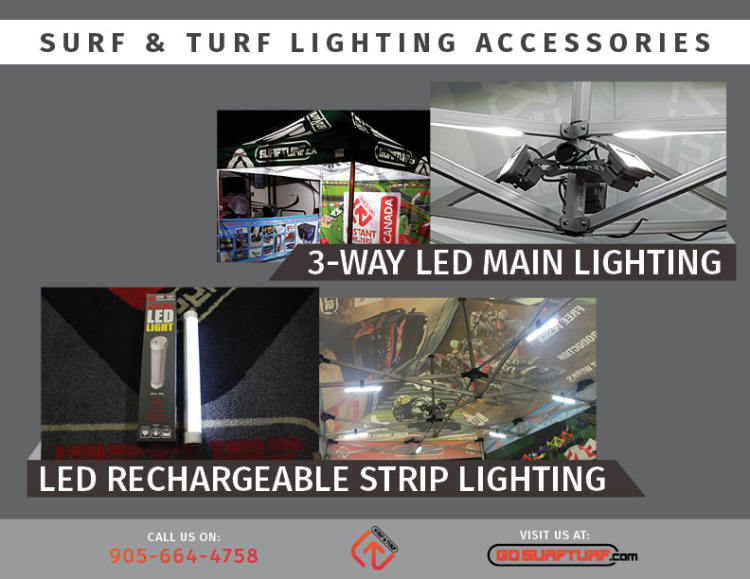 SURF & TURF INSTANT SHELTERS - LED Lights